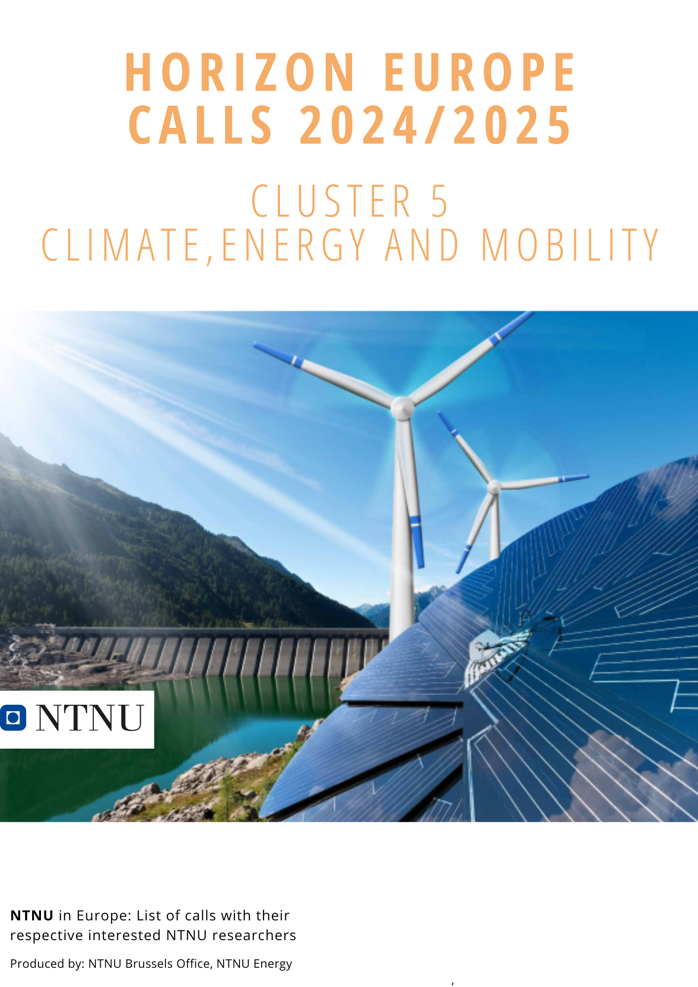 Horizon Europe Mapping - NTNU