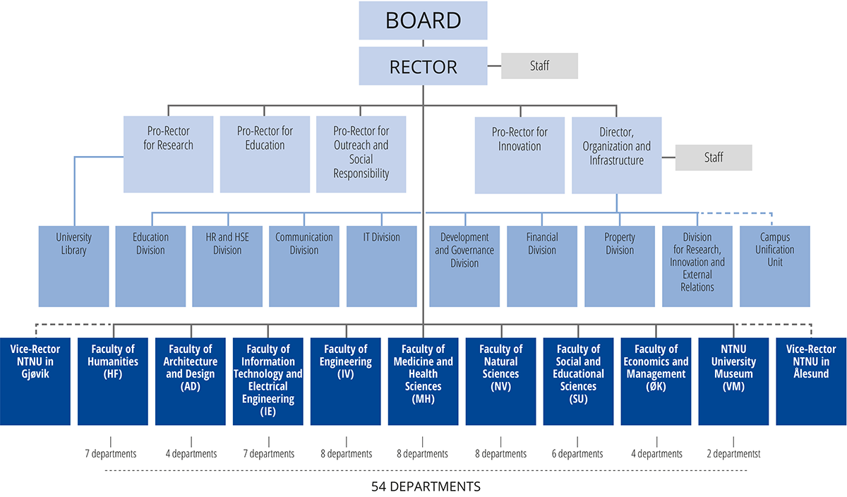 Organizational chart - NTNU