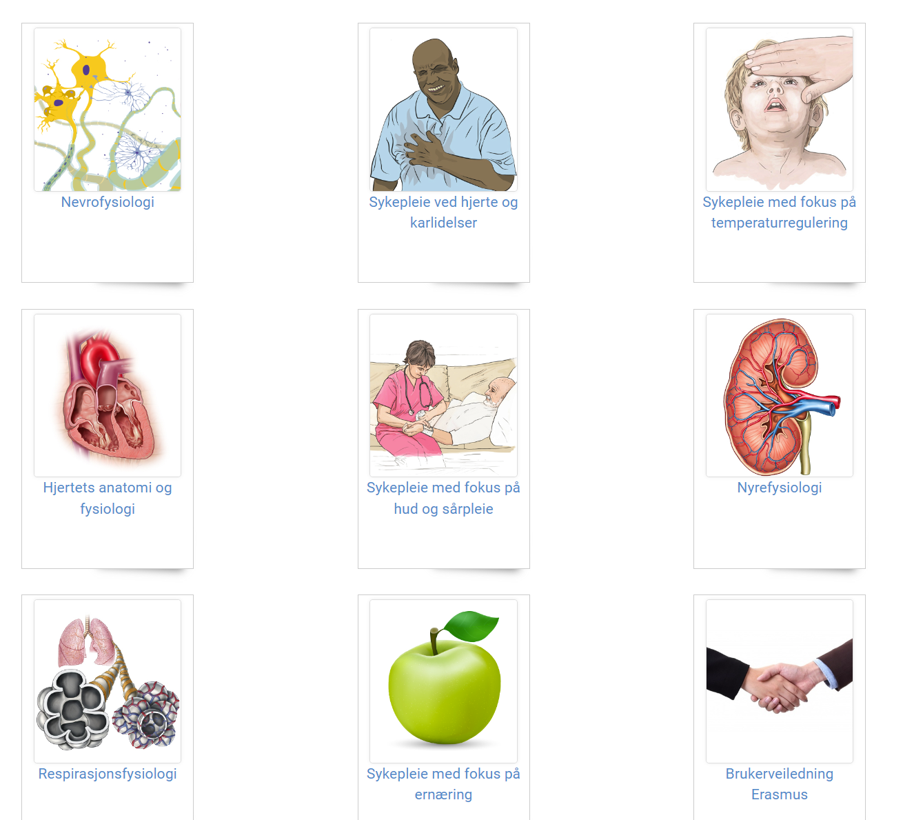 Subject page for medicine and health - Anatomy and learning resources - NTNU